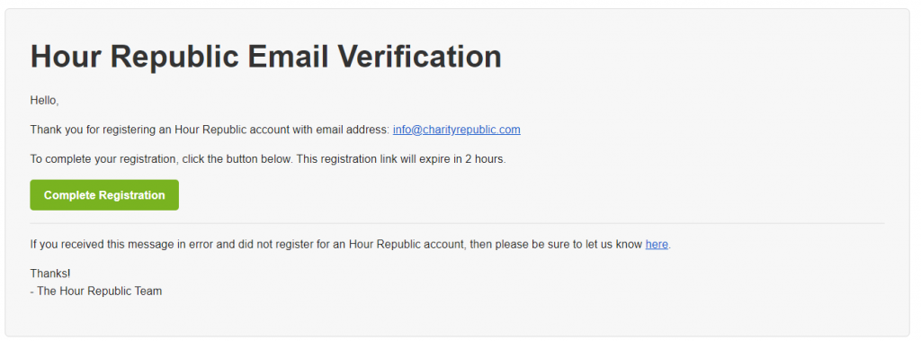 #6. Complete the registration form and click Next
